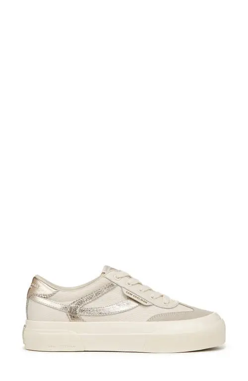 Sam Edelman Simone Platform Sneakers - Ivory/lily White/gold Leaf