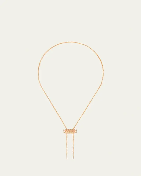 NOUVEL HERITAGE 18k Latch Pendant Necklace - Rose Gold