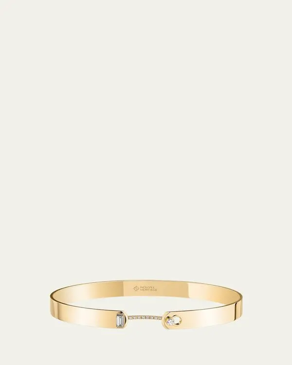 NOUVEL HERITAGE 18k Dinner Date Gm Mood Bangle - Gold