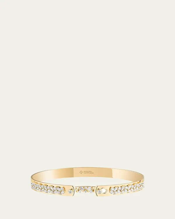 NOUVEL HERITAGE 18k Soiree Diamond Bangle - Gold