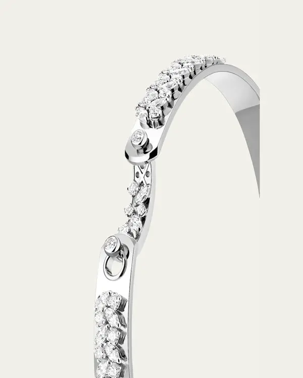 NOUVEL HERITAGE 18k Soiree Diamond Bangle - Rose Gold