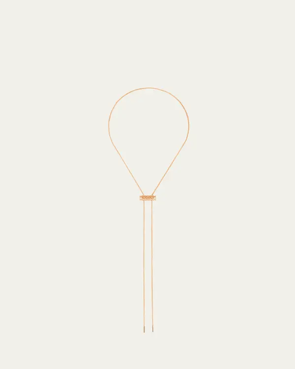 NOUVEL HERITAGE 18k Latch Pendant Necklace - Rose Gold