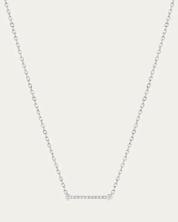 NOUVEL HERITAGE 18k Diamond Pendant Necklace - White Gold