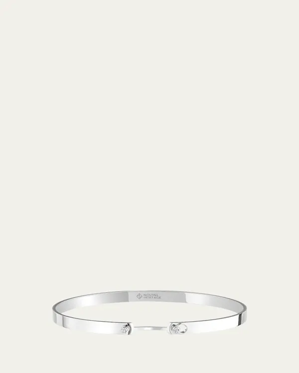 NOUVEL HERITAGE 18k Bangle - White Gold