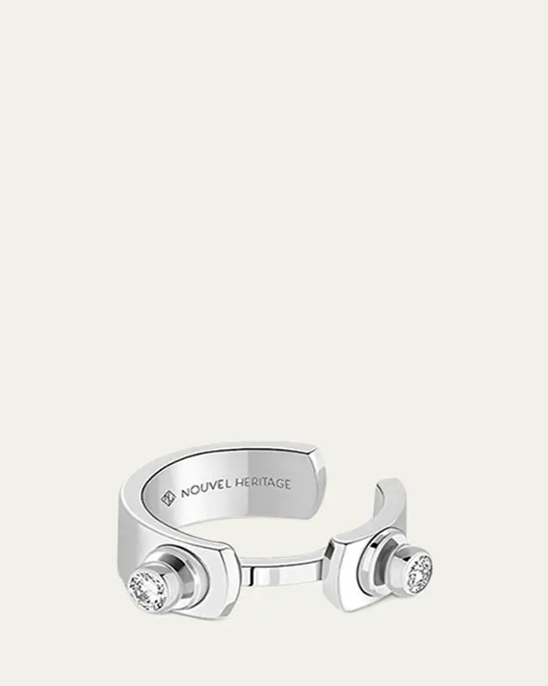 NOUVEL HERITAGE 18k Ear Cuff - White Gold