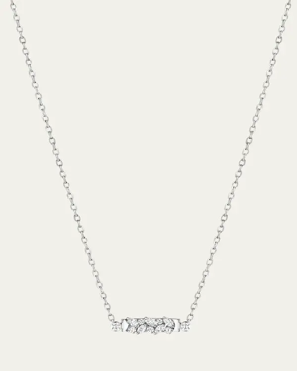 NOUVEL HERITAGE 18k Diamond Soiree Mood Pendant Necklace - White Gold