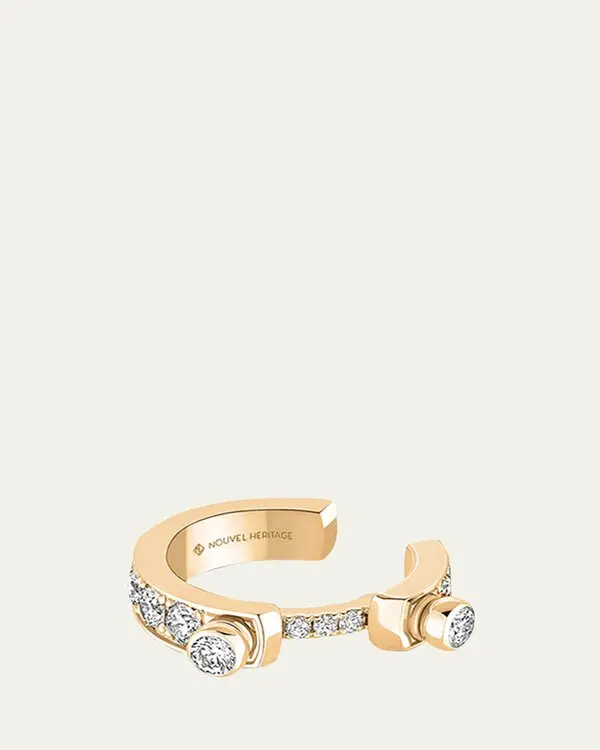 NOUVEL HERITAGE 18k Diamond Ear Cuff - Gold