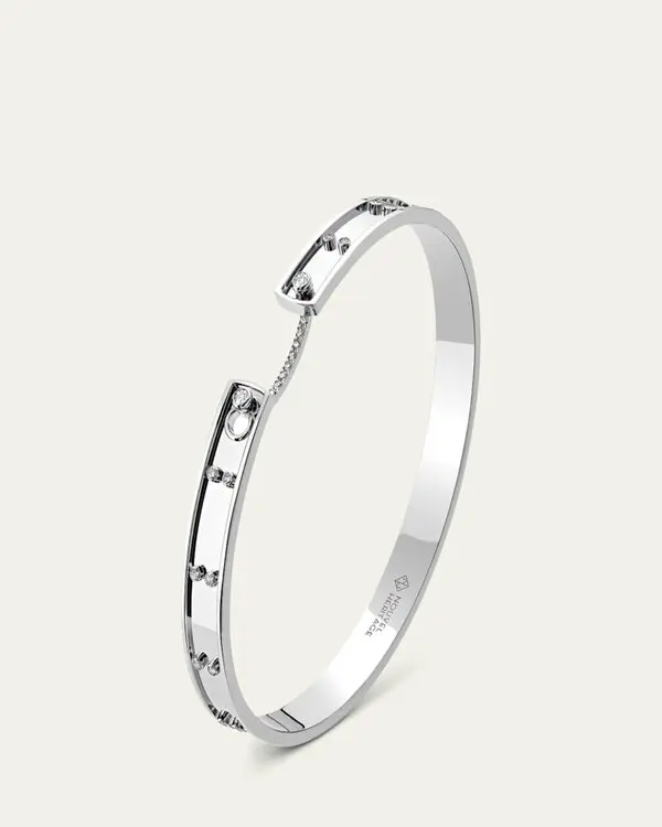 NOUVEL HERITAGE 18k Diamond Bangle - Yellow Gold