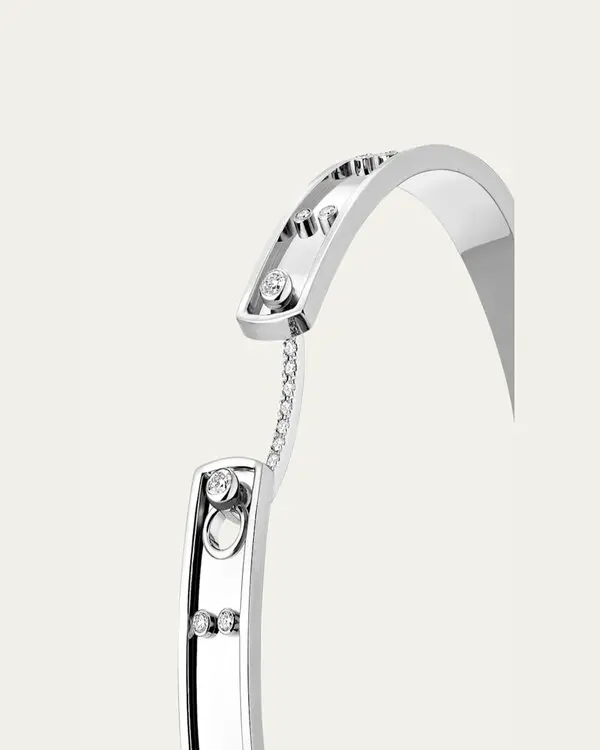 NOUVEL HERITAGE 18k Diamond Bangle - Yellow Gold
