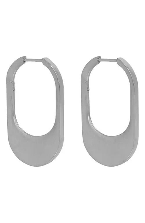 DEAN DAVIDSON Crosby Huggie Hoop Earrings - Silver