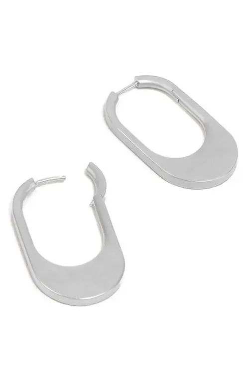 DEAN DAVIDSON Crosby Huggie Hoop Earrings - Silver