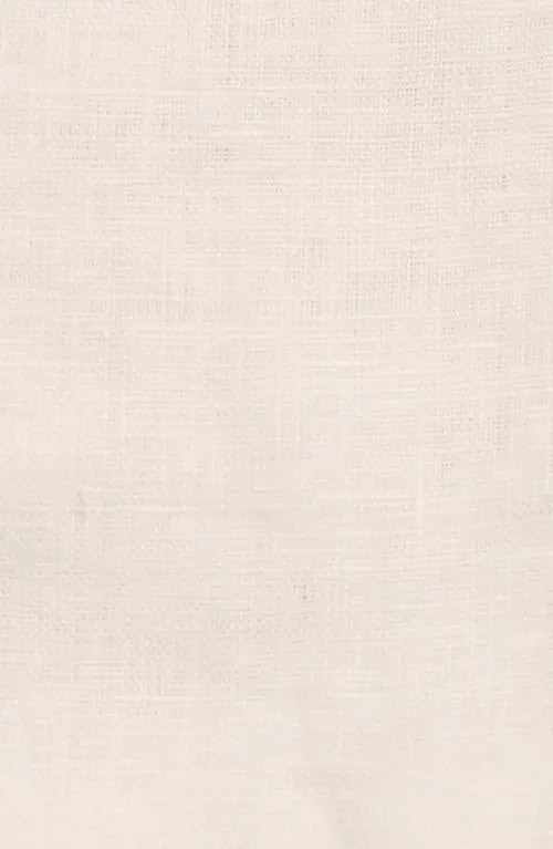 PETAL & PUP Devlin Linen Wide Leg Pants - Cloud White