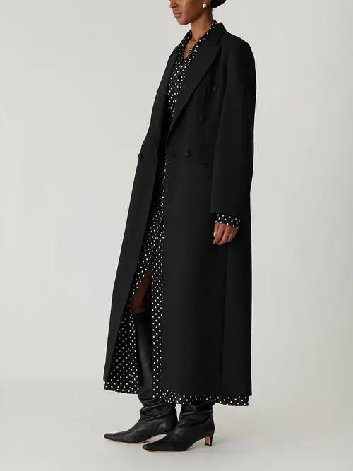 Rebecca Taylor Refined Suiting Crombie Coat