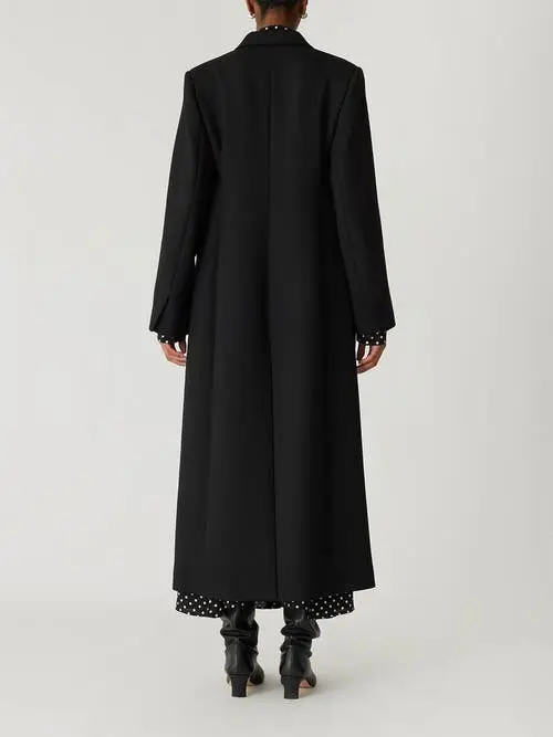 Rebecca Taylor Refined Suiting Crombie Coat