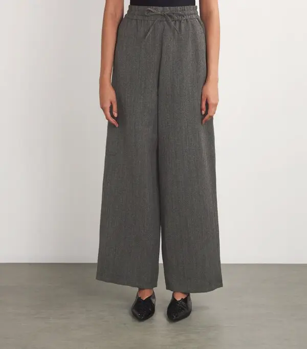 YVES SALOMON Wide-leg Cargo Trousers