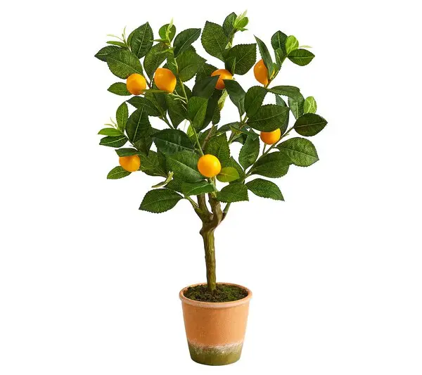 NEARLY NATURAL 24' Lemon Artificial Tree