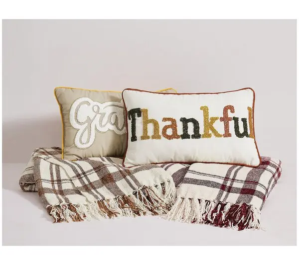 TRULY SOFT Grateful 12x20 Decorative Pillow