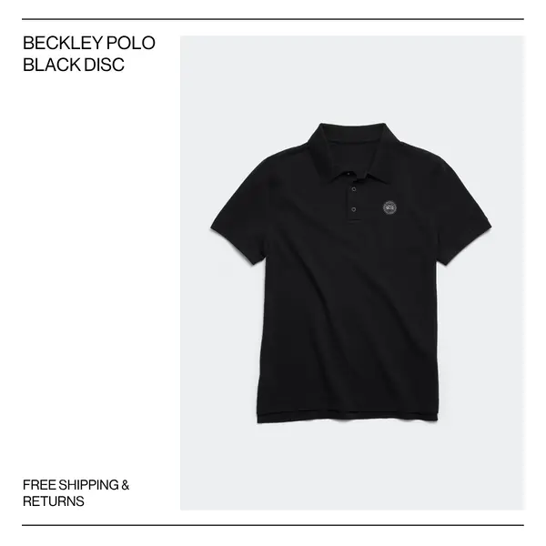 Canada Goose Beckley Polo Disc - Black