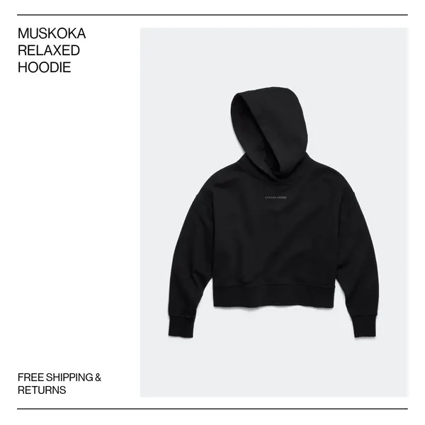 Canada Goose Muskoka Relaxed Hoodie - Black