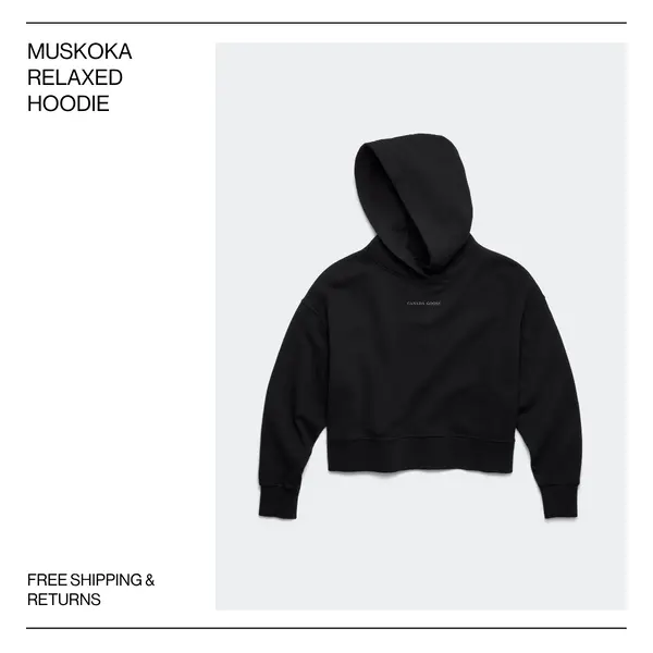 Canada Goose Muskoka Relaxed Hoodie - Black