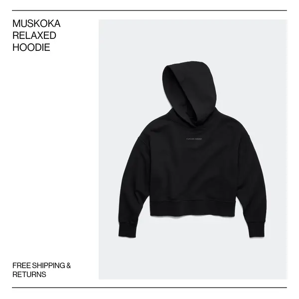 Canada Goose Muskoka Relaxed Hoodie - Black