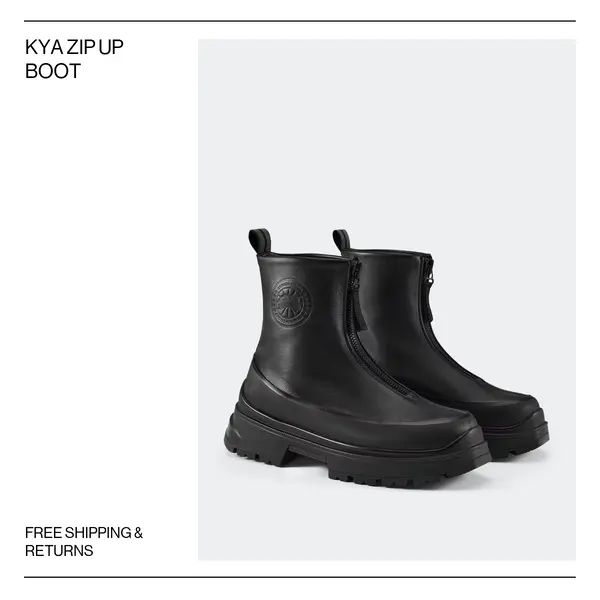 Canada Goose Kya Zip-up Boots - Black