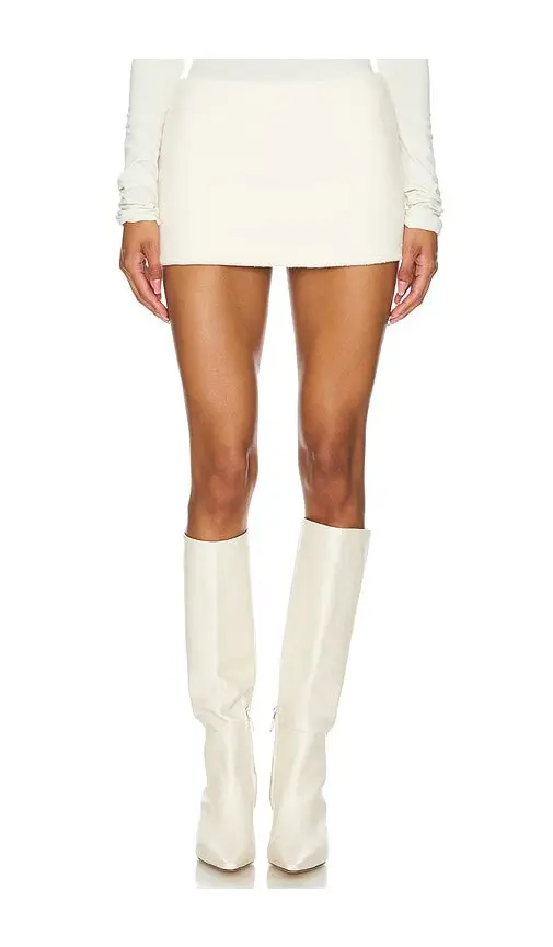 CEREN OCAK Straight Mini Skirt