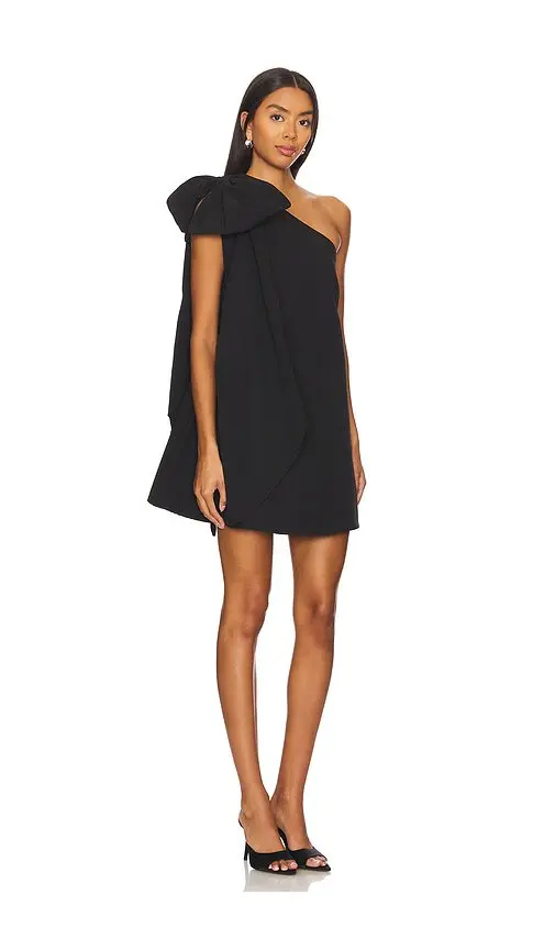 ELLIATT One Shoulder Party Dress With Bow Detail