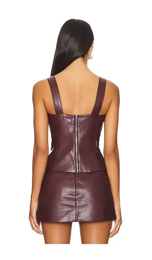Amanda Uprichard Nia Top - Russet