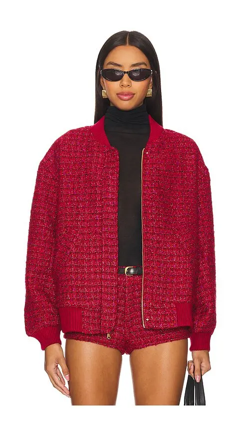 Amanda Uprichard Vero Bomber Jacket