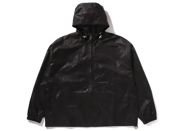 A BATHING APE Jacquard Nylon Hooded Jacket