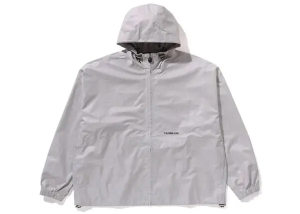 A BATHING APE Lux Sport Pattern Jacquard Nylon Hooded Jacket