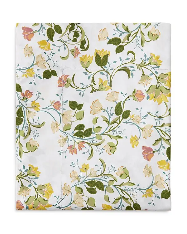 PRATESI Botanica Flat Sheet, Full Queen - Sage