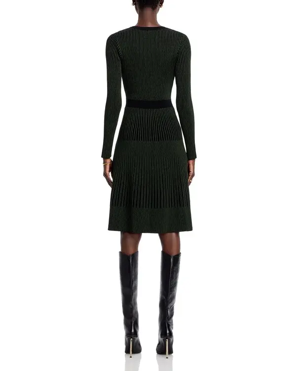 T Tahari Sweater Dress - Black/autum