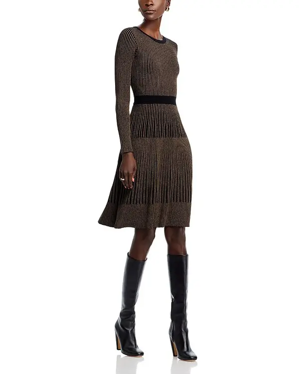 T Tahari Sweater Dress - Black/haze