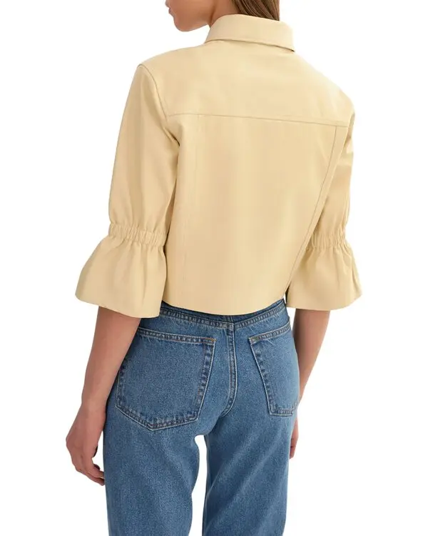 LAMARQUE Carolina Leather Jacket - Butter