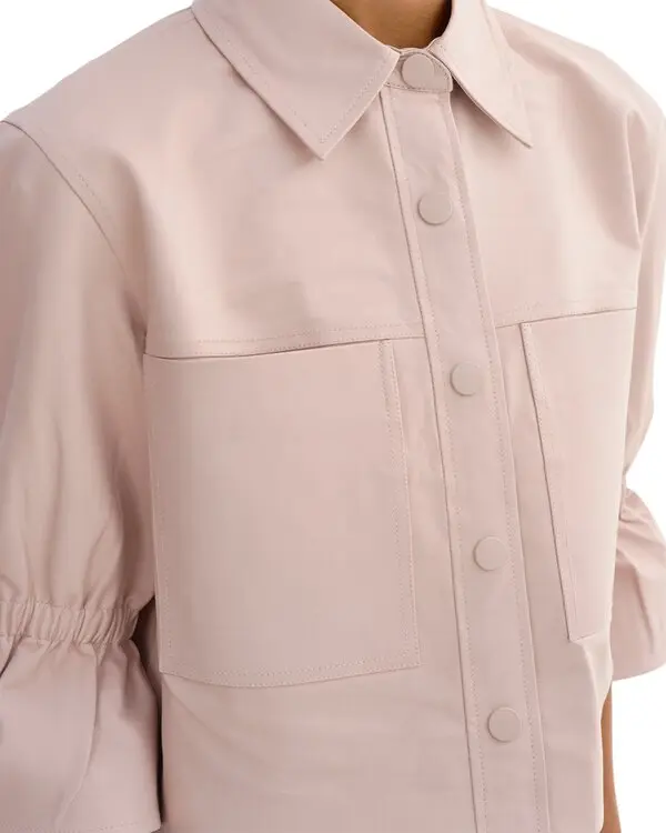 LAMARQUE Carolina Leather Jacket - Rose