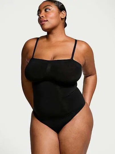 Victoria's Secret Shapewear Victoria Seamlessshaping™ Strapless Bodysuit - Black