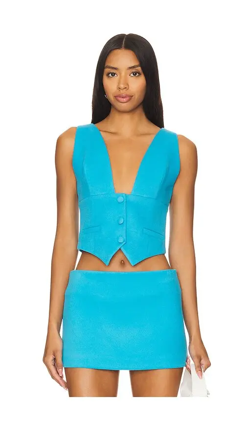 CEREN OCAK Gabardine Vest