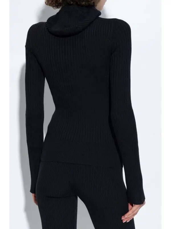 Moncler Logo-patch Ribbed Hoodie