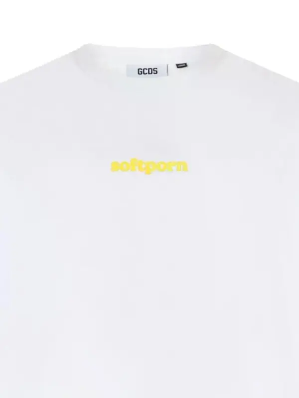 Gcds Embroidered-motif T-shirt - White