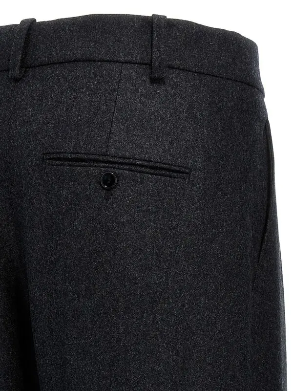 Isabel Marant Étoile Casile Flannel Trousers - Grey