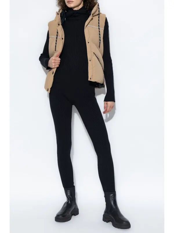 Moncler Arolla Hooded Gilet - Neutrals