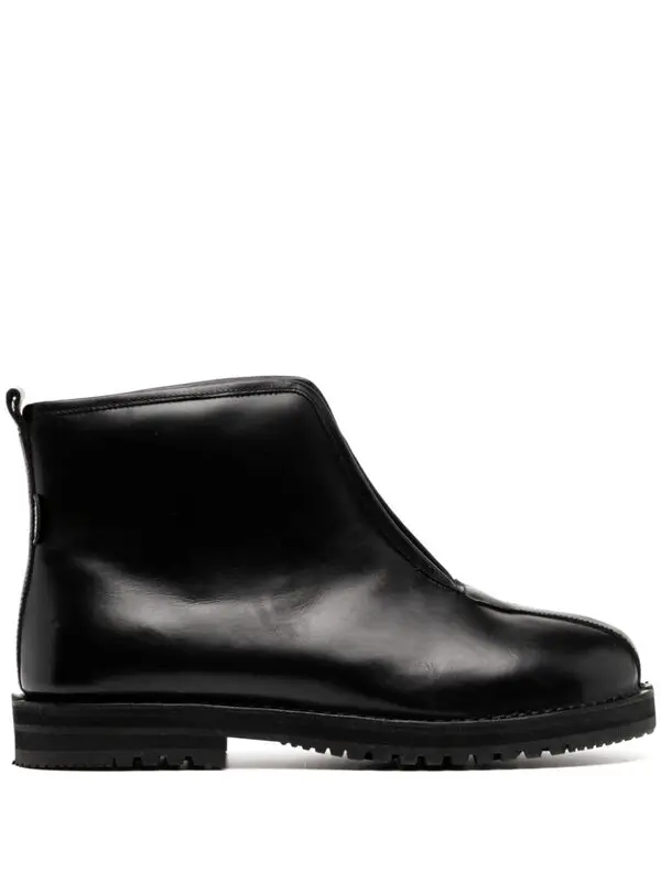 Suicoke Zip-up Leather Ankle Boots