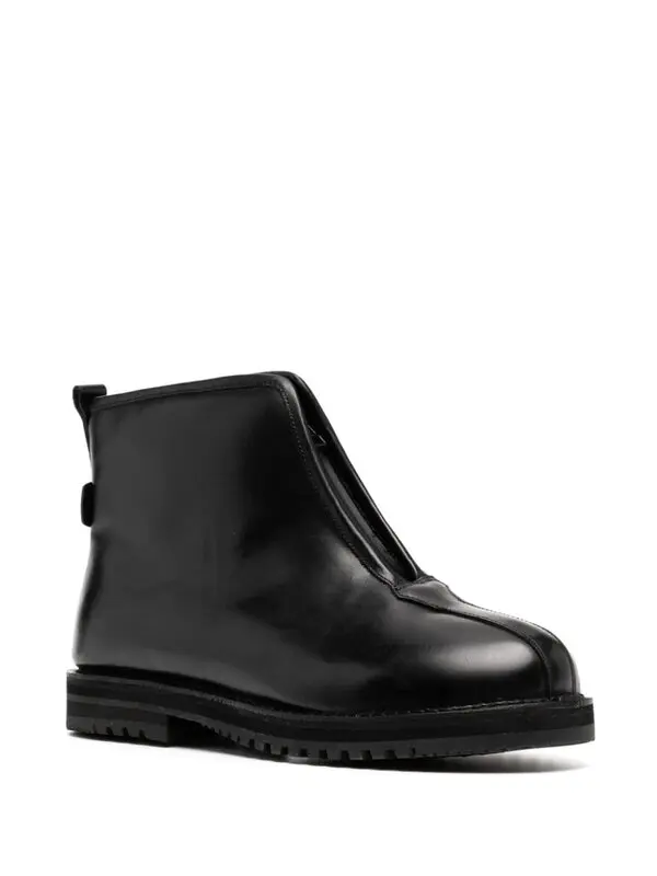 Suicoke Zip-up Leather Ankle Boots