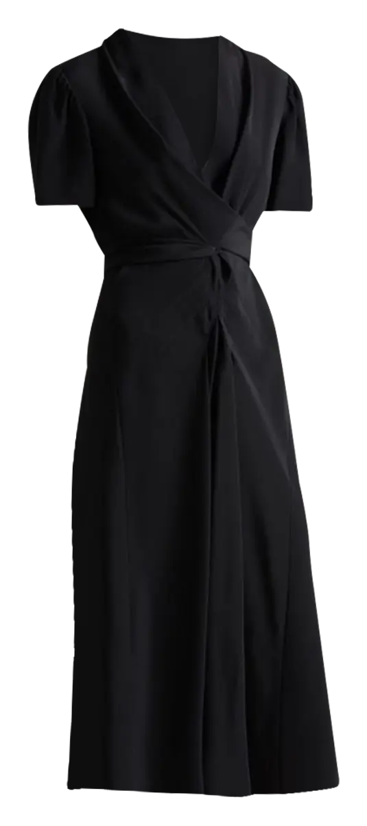 Prada V-neck Midi Dress