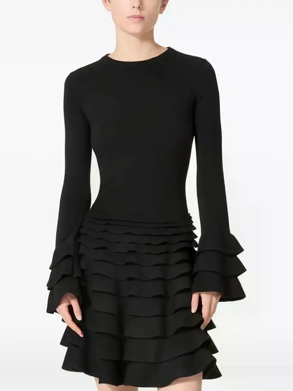 Valentino Garavani Tiered Sleeve Knit Top