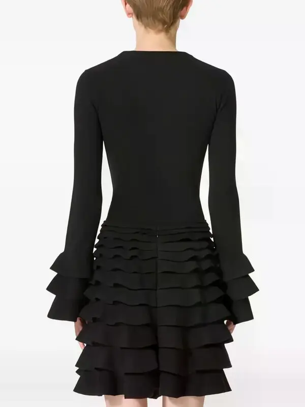 Valentino Garavani Tiered Sleeve Knit Top