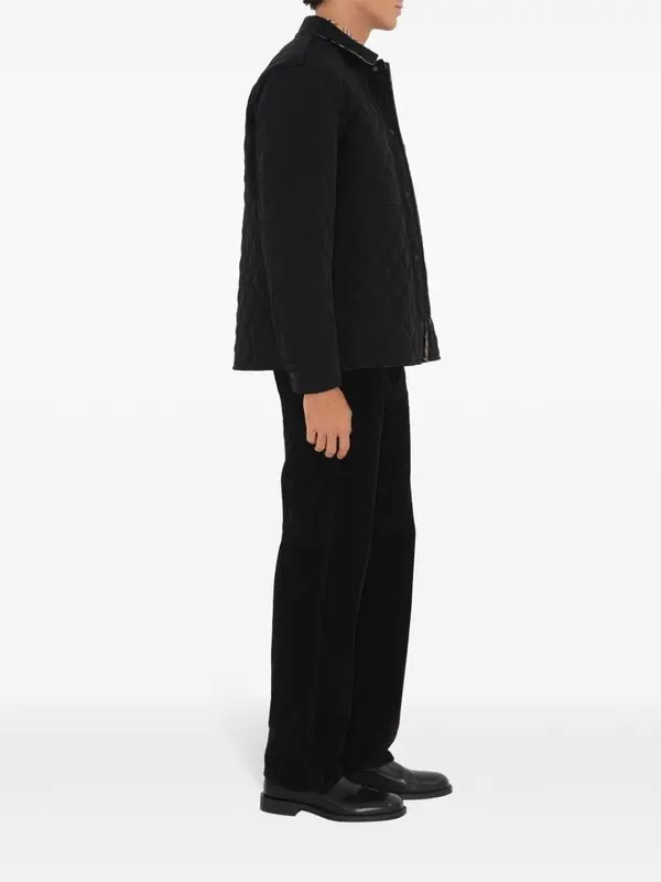 Burberry Reversible Quilted Overshirt - Black