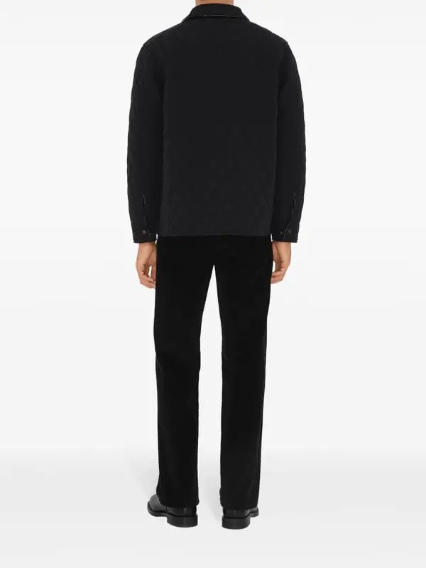 Burberry Reversible Quilted Overshirt - Black